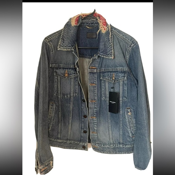 Saint Laurent | Jackets & Coats | Saint Laurent Denim Trucker Jacket ...